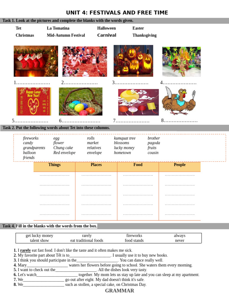 Unit 4 Review and Practice | PDF | Vietnam