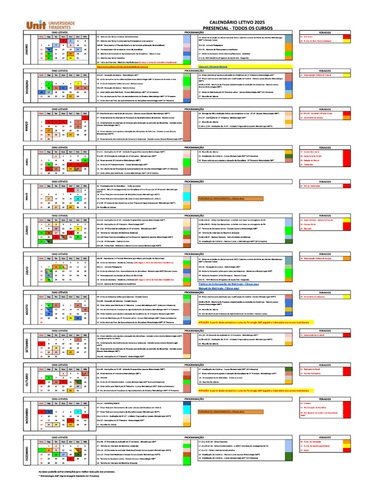 Calendar i Ole Tivo 2025 | PDF