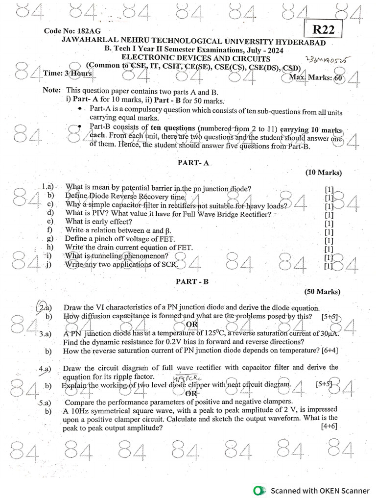 Previous Papers 23-27 CSE | PDF
