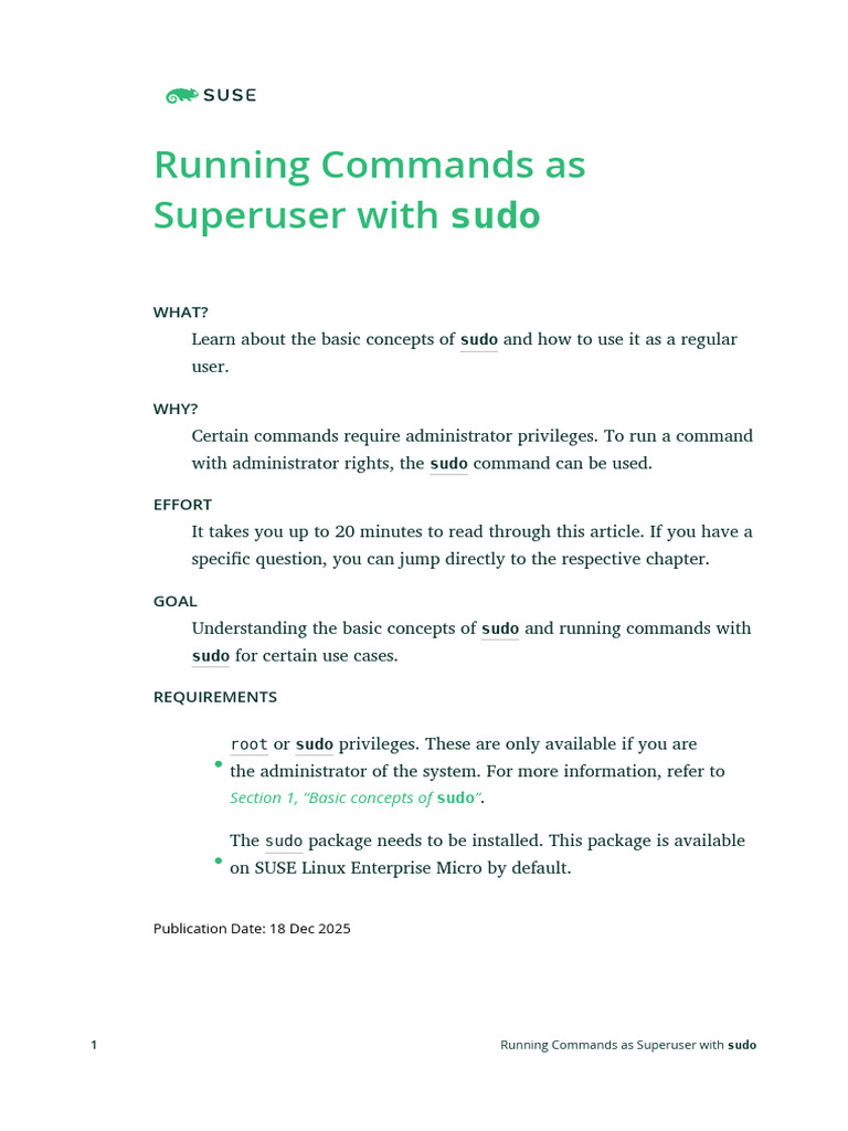 Micro Sudo Run Commands As Superuser en | PDF | Sudo | Superuser