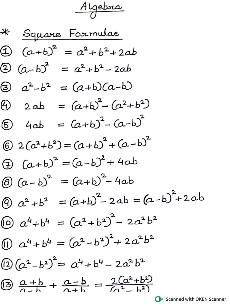Algebra | PDF