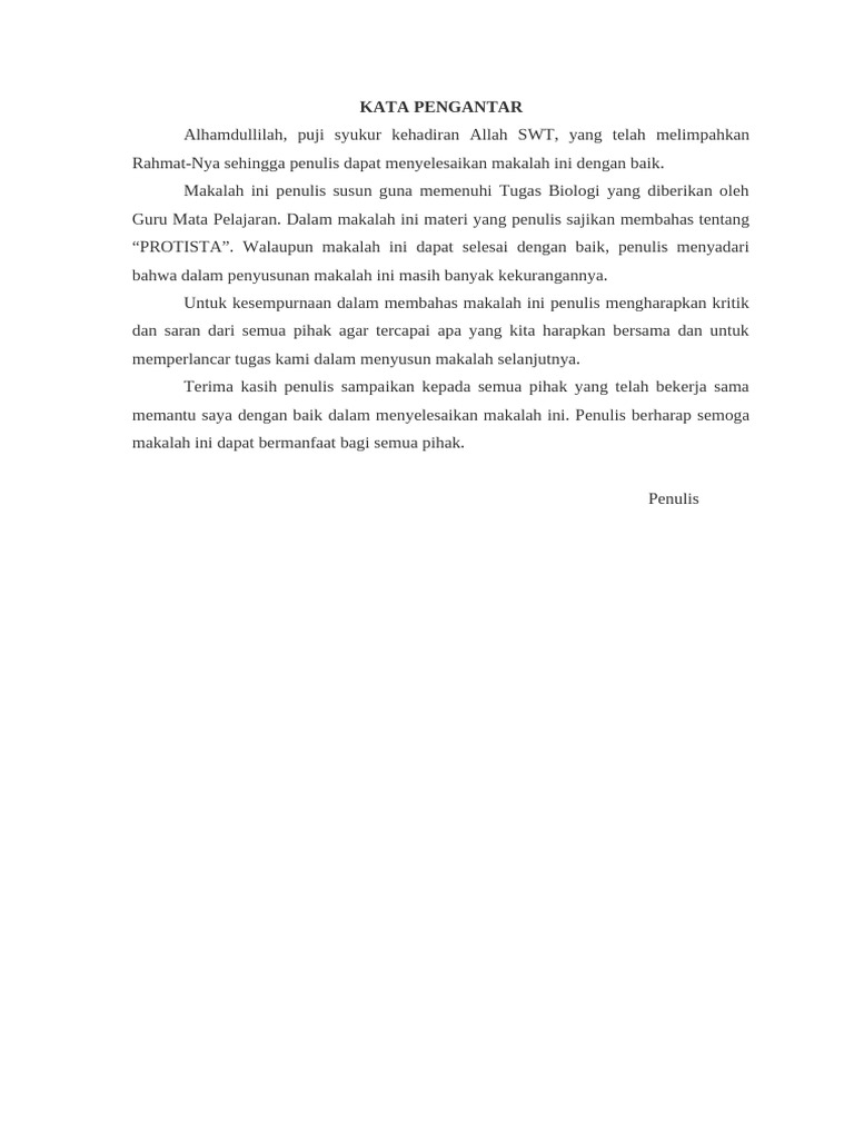 Makalah Protista | PDF