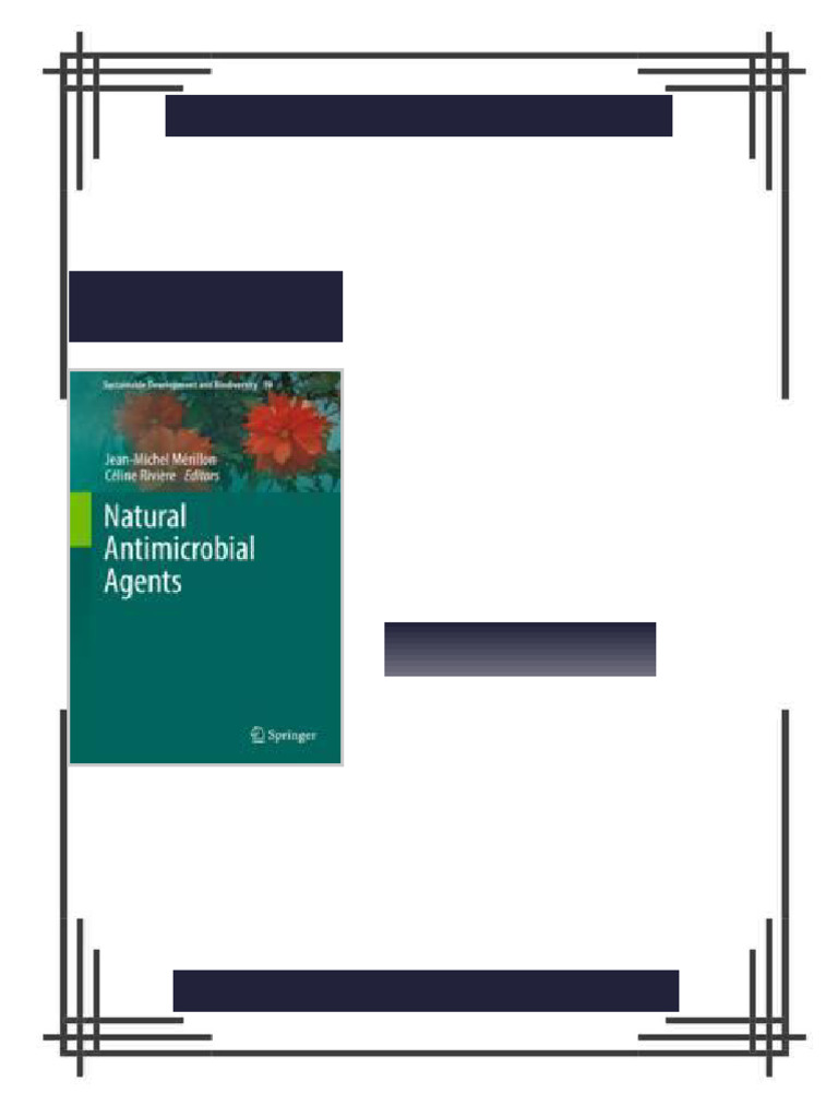 Natural Antimicrobial Agents 1st Edition Jean-Michel Mérillon eBook ...