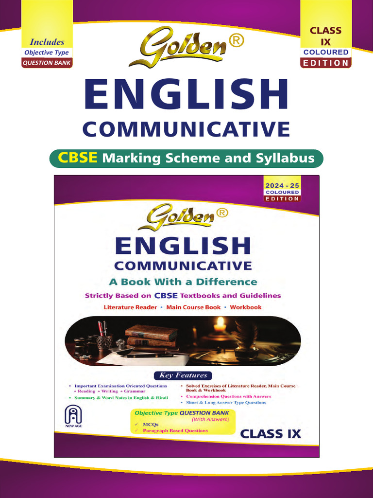 CBSE Class IX English Syllabus 2024-25 | PDF | Reading Comprehension ...