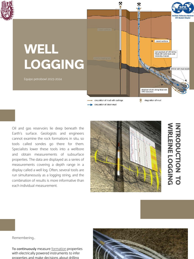 Basic Well Logging Concepts | PDF | Gamma Ray | Nuclear Magnetic Resonance