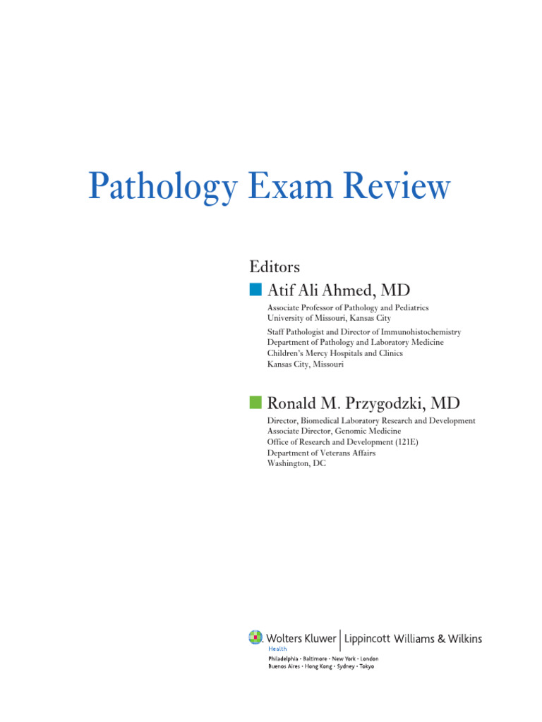 Pathology Exam Review Guide | PDF | Antibody | Immune System