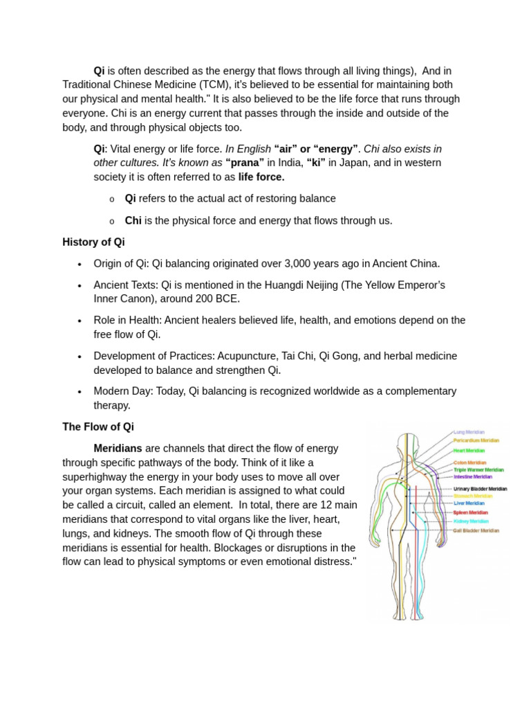 Understanding Qi: Energy Balance for Health | PDF | Qi | Relaxation ...