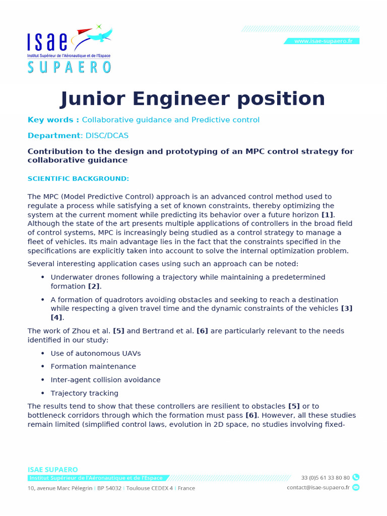 Ingenieur Junior Selon 2025 Gabarit VA | PDF | Applied Mathematics