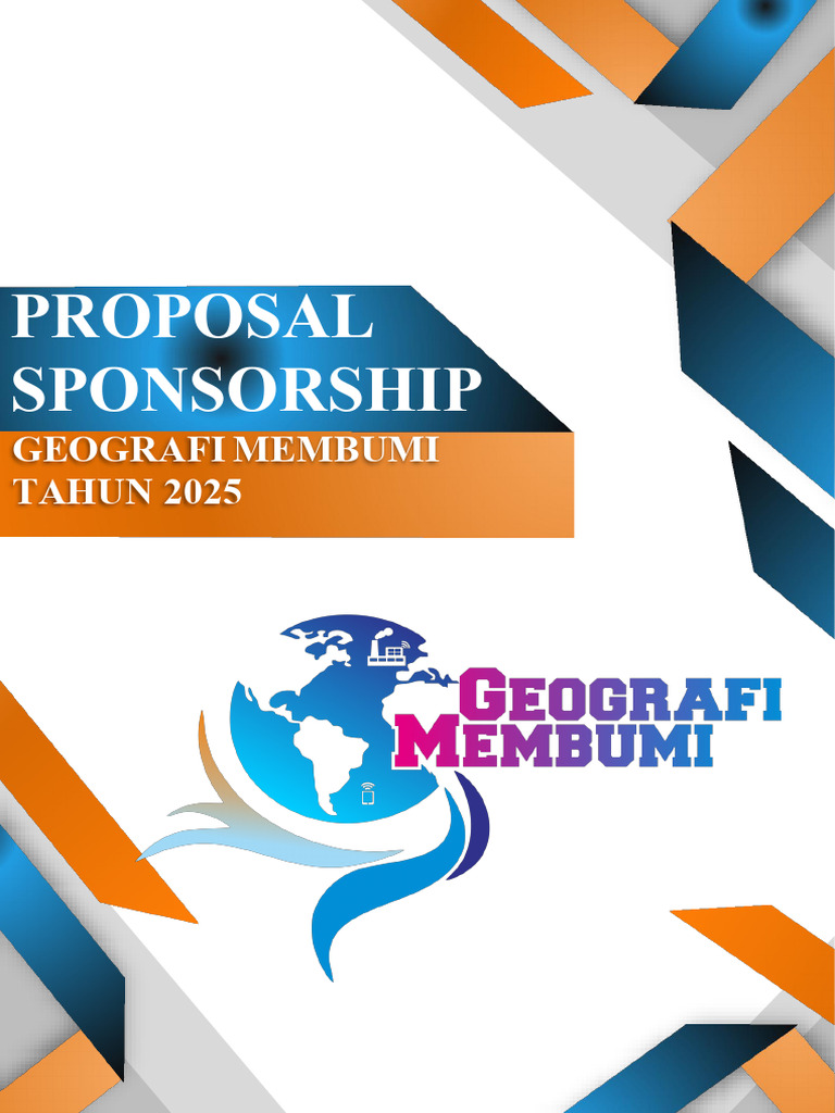 Sponsorship Geografi Membumi 2025 | PDF