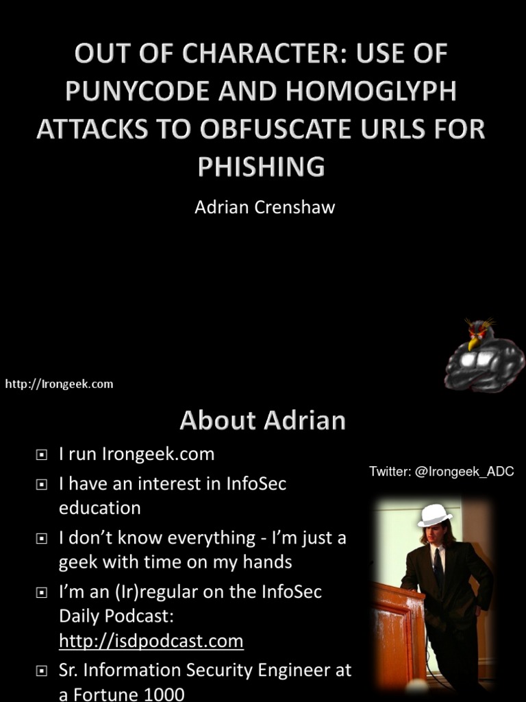 Understanding Homoglyph Attacks in URLs | PDF | Character Encoding | Text
