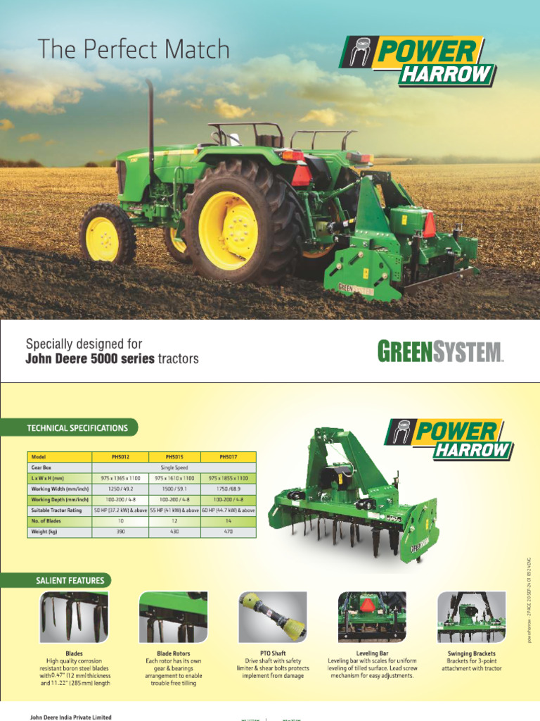 0924 Green System Power Harrow en | PDF