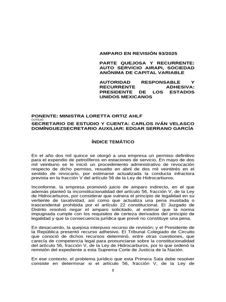 ENGROSE -LOA- AR 93-2025 (Revocación de permisos en materia de ...