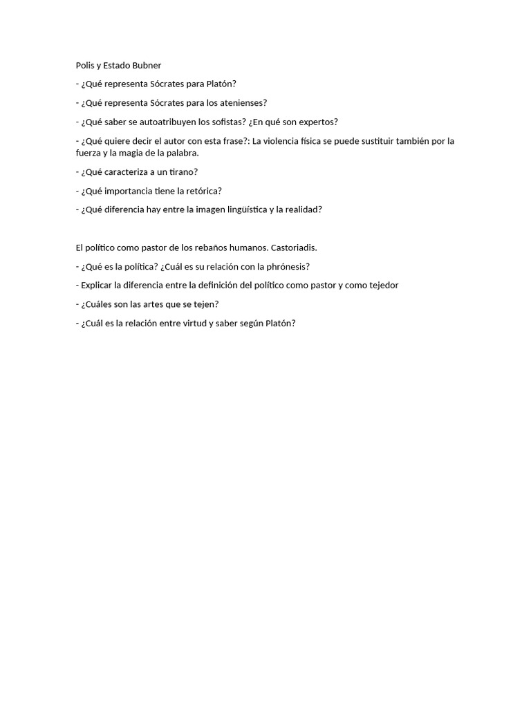 Polis y Estado Bubner | PDF