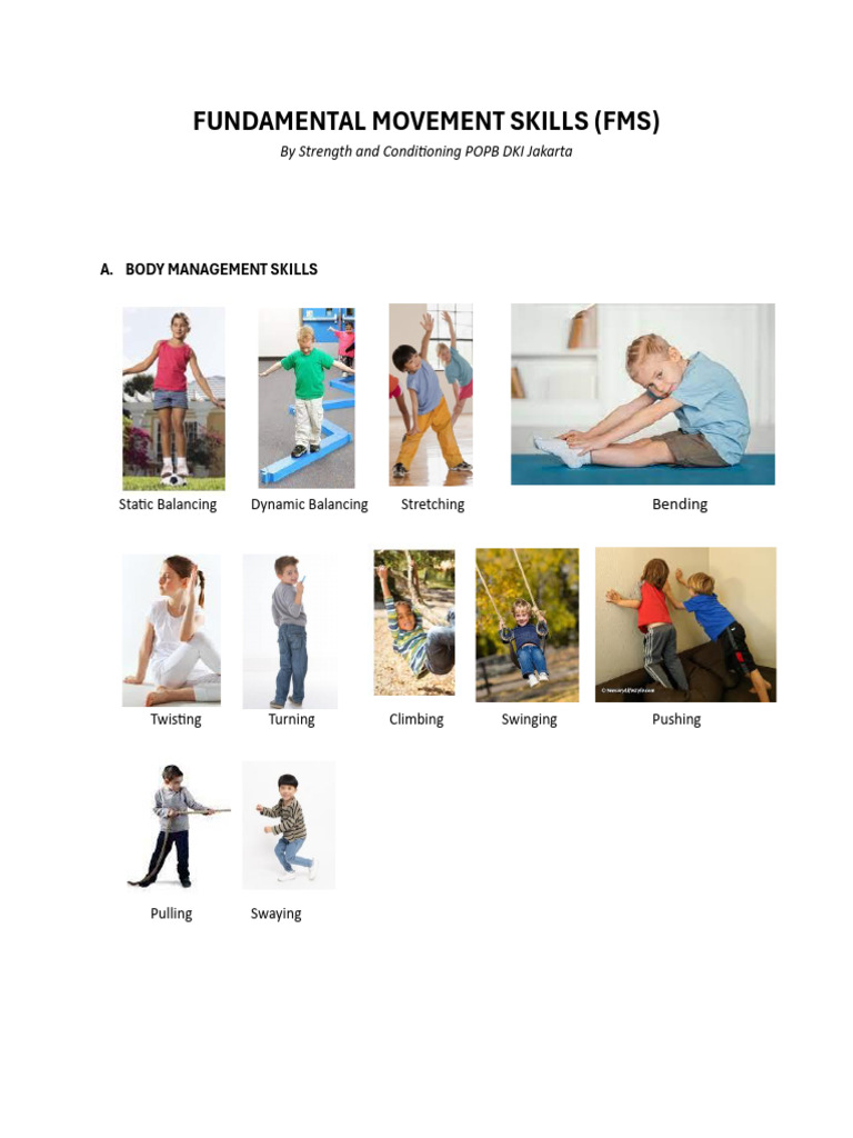 Essential Fundamental Movement Skills | PDF