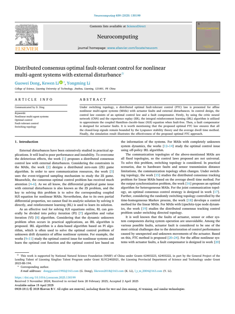2025-Distributed-consensus-using-IRL-for-MAS-with-disturbances (1 ...