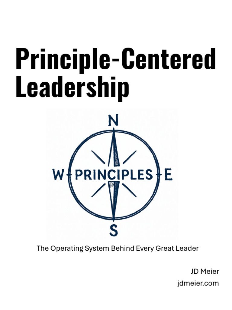 Principle-Centered Leadership | PDF | Leadership | Social Psychology