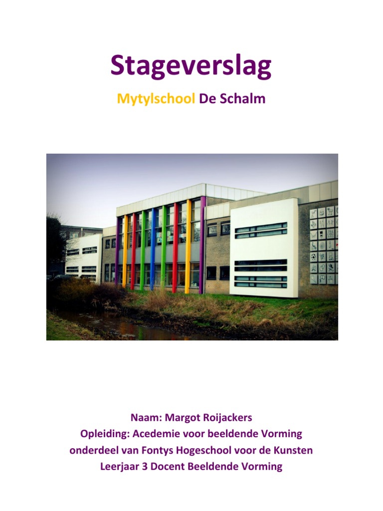 Stageverslag Jaar 3 | PDF