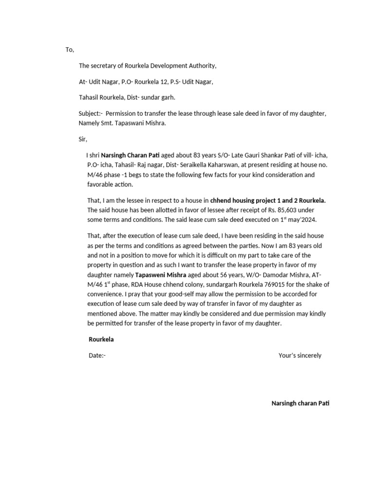 RDA Letter | PDF