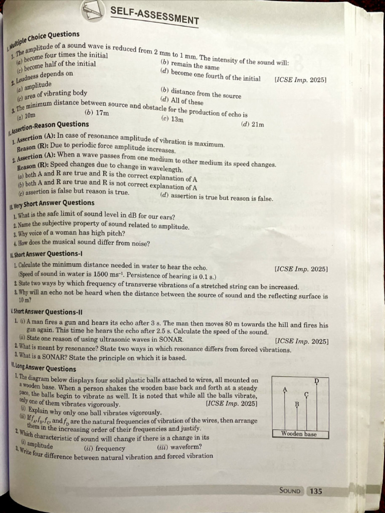Sound Important Questions | PDF