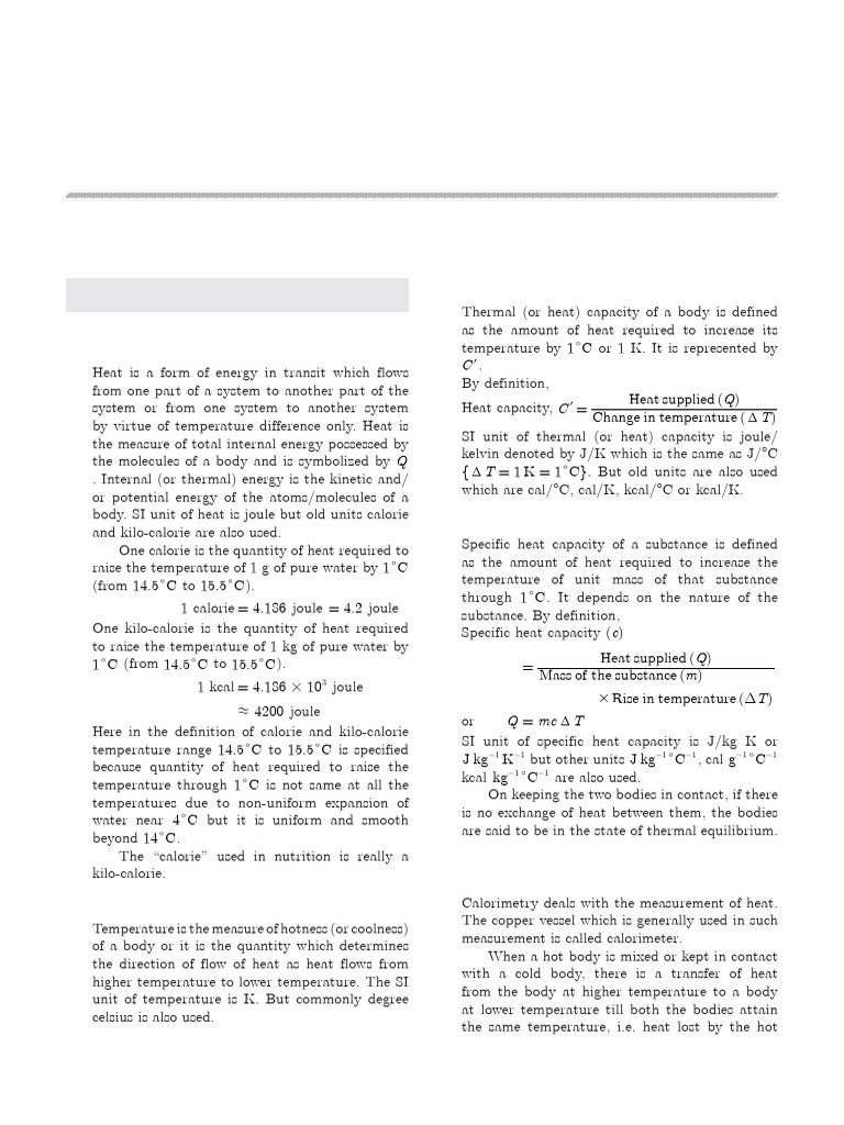 7 heat word | PDF | Latent Heat | Heat