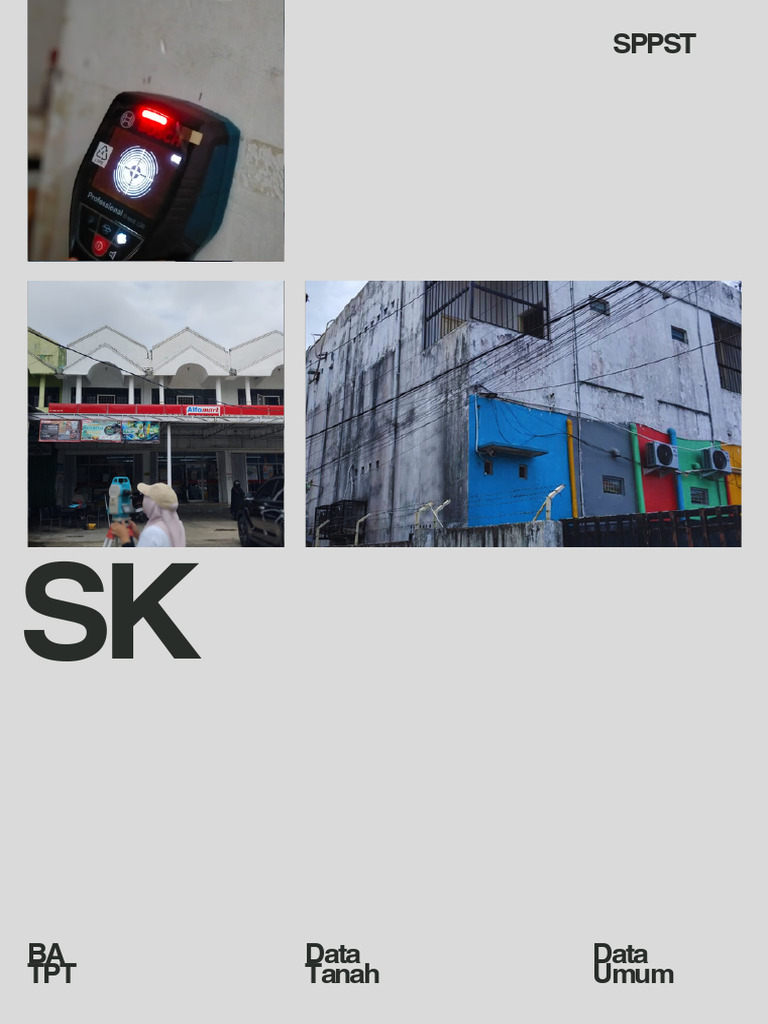 Sampul Proposal Proyek Perumahan Geometri Sederhana Abu-Abu Dan Krem ...