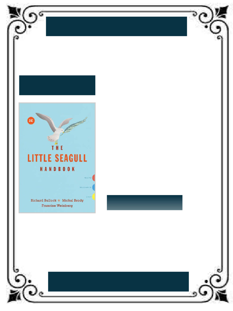 2016 MLA Style Guidelines single chapter from The Little Seagull ...