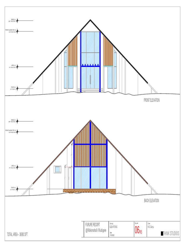 06 FurureResort Makonahalli Elevations 03032022 | PDF