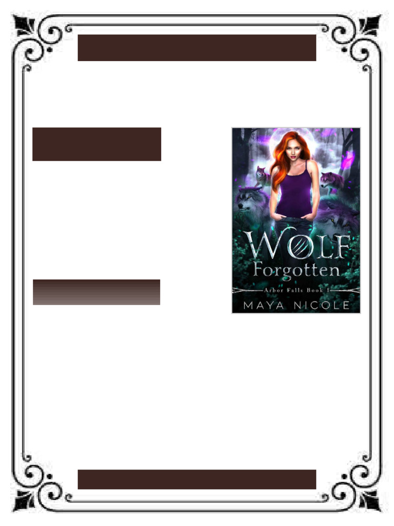 Wolf Forgotten (Arbor Falls #1) 1st Edition Maya Nicole eBook instantly ...