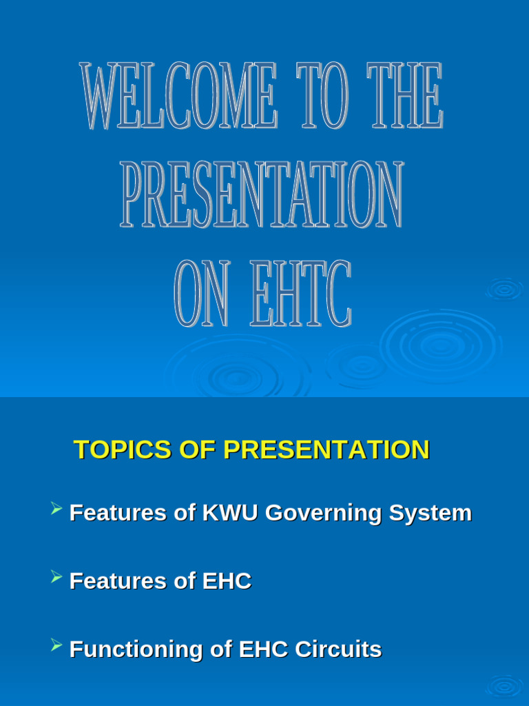 KWU Turbine EHC System Overview | PDF | Electrical Grid | Electrical ...