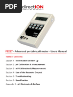 Hach PH Meter Manual | PDF | Ph | Calibration