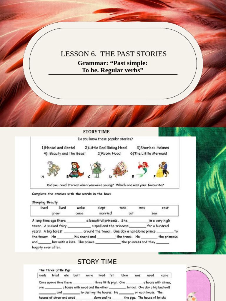 Lesson 6 The Past Stories | PDF