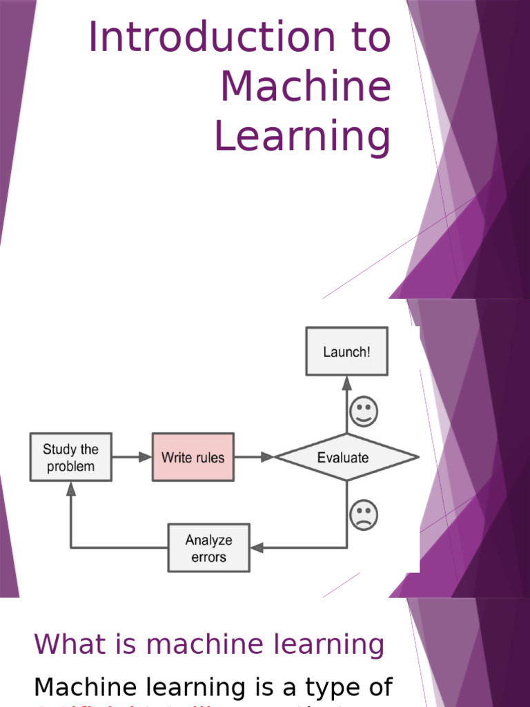 Introduction To Machine Learning | PDF | Machine Learning ...