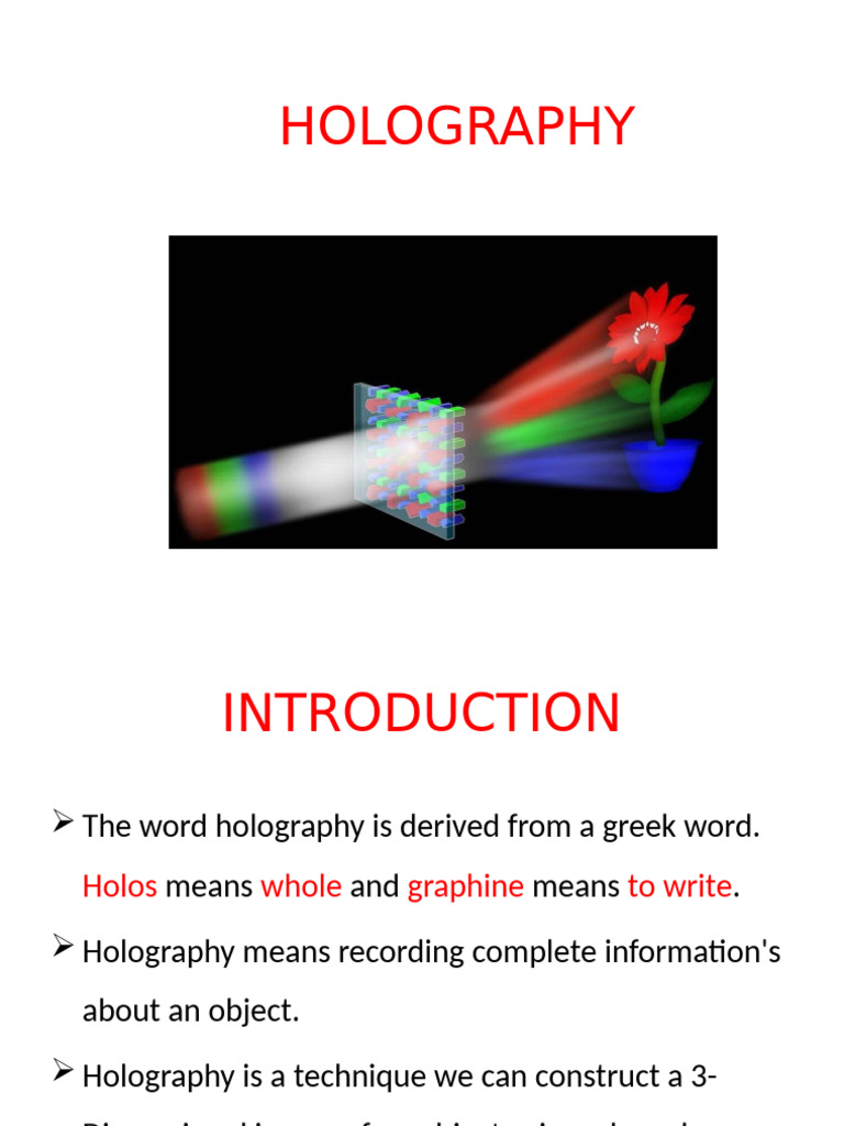 Holography | PDF