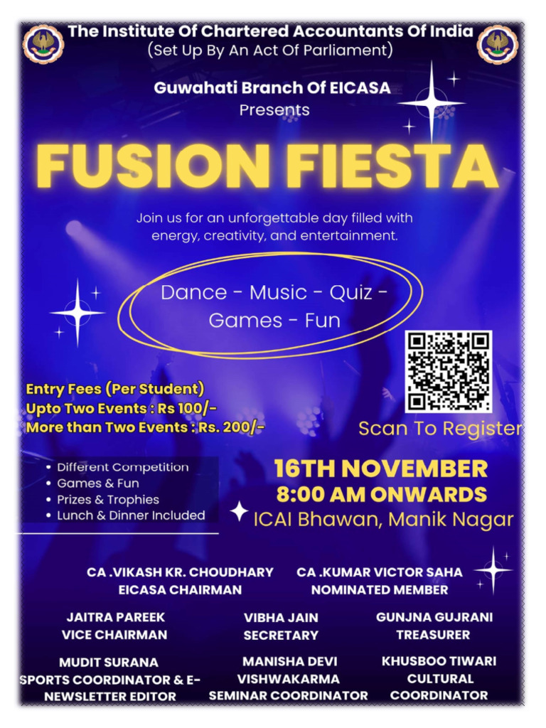 Fusion Fiesta 2025: Youth Fest Events | PDF | Auction