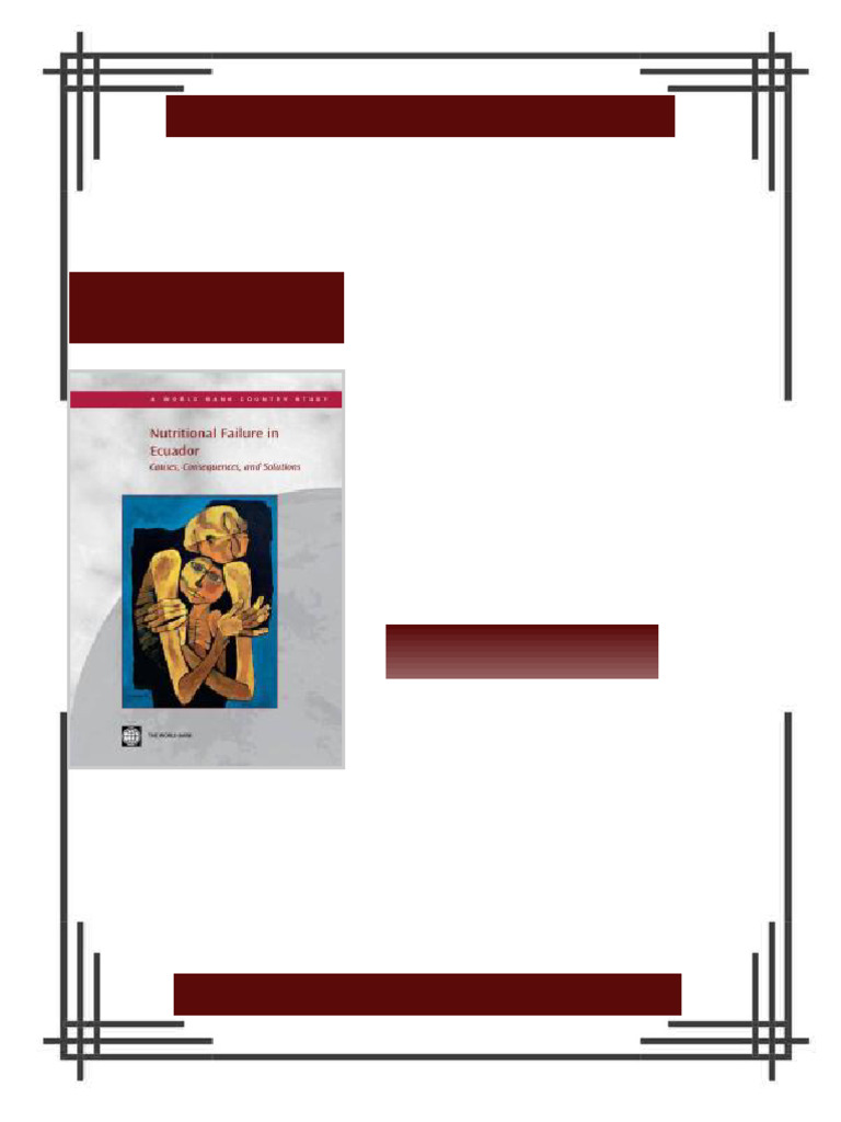 Nutritional Failure in Ecuador 1st Edition World Bank ebook enhanced ...