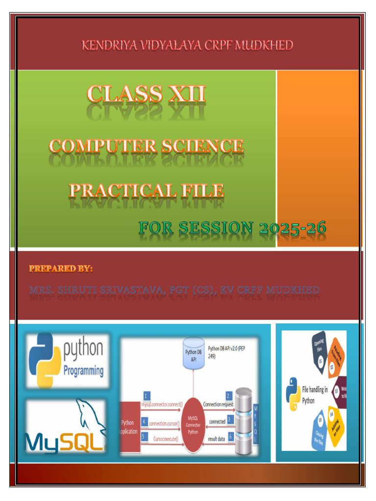 Xii Cs Practical File For Session 2025 26 | PDF | Division (Mathematics ...