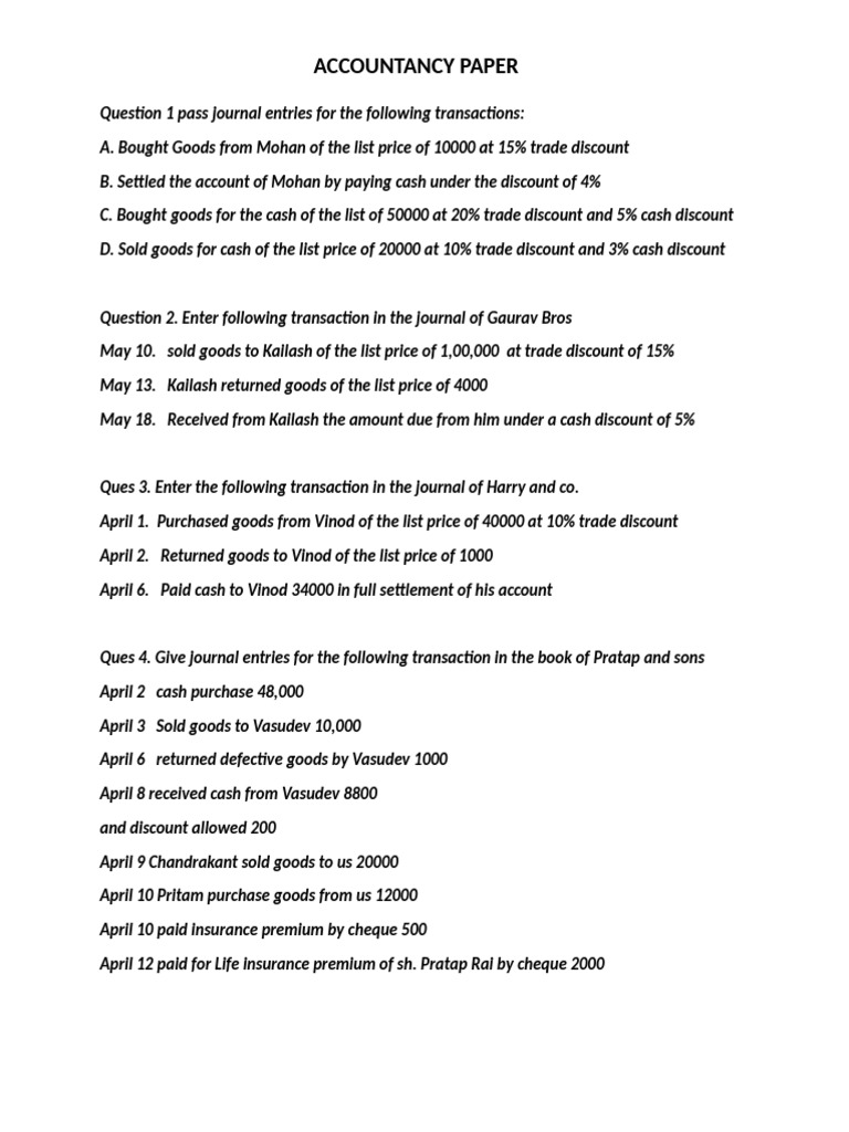 Accounts PPR | PDF