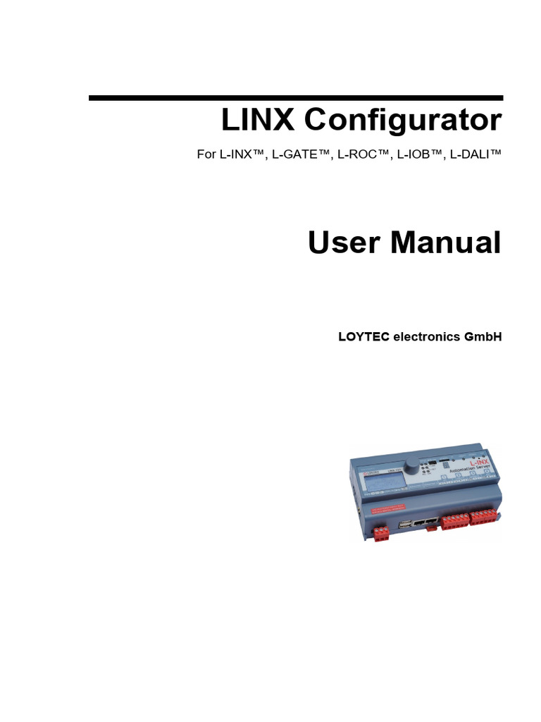 LINX Configurator User Manual v8.4 | PDF | Computer File | Computer Network