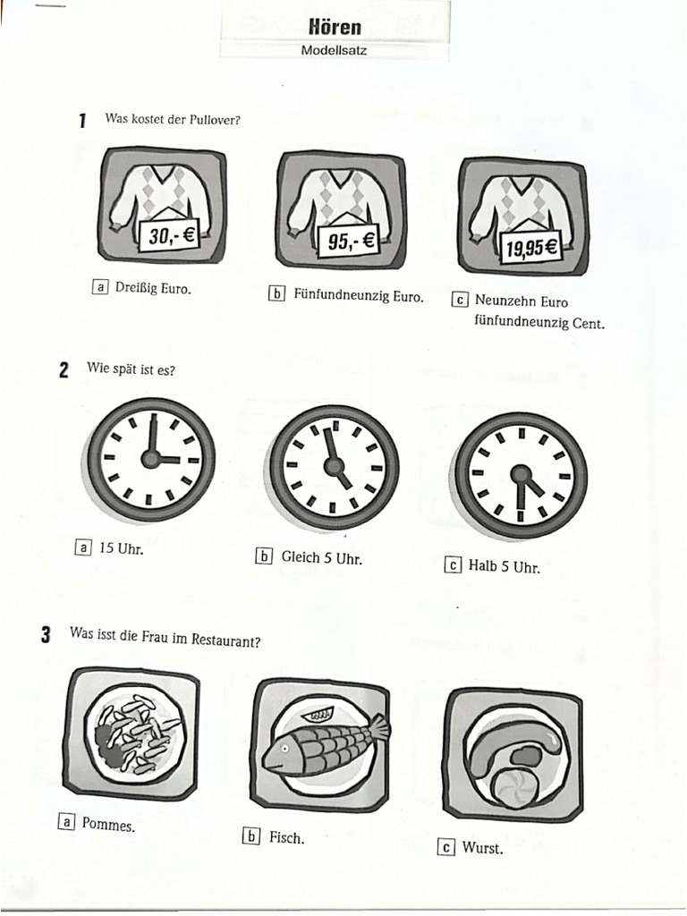 A1 Modal Test | PDF
