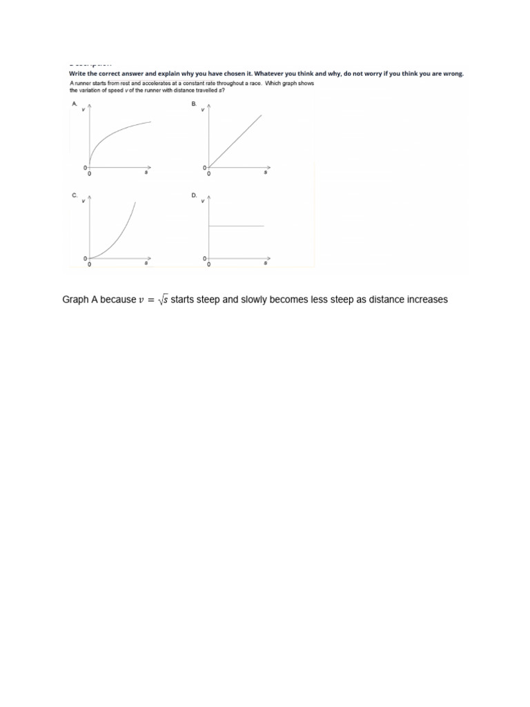 Physics Motion Graphs | PDF