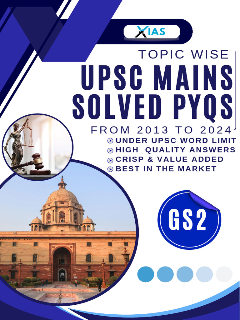 UPSC GS2 Mains Solved PYQs (2013-2024) | PDF | Justice | Crime & Violence