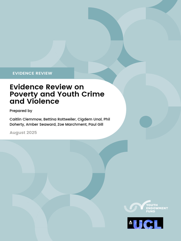 Poverty's Impact on Youth Crime Analysis | PDF | Cost Of Living ...