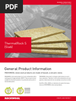 Saudi Rockwool Data Sheet Overview | PDF | Building Engineering | Materials