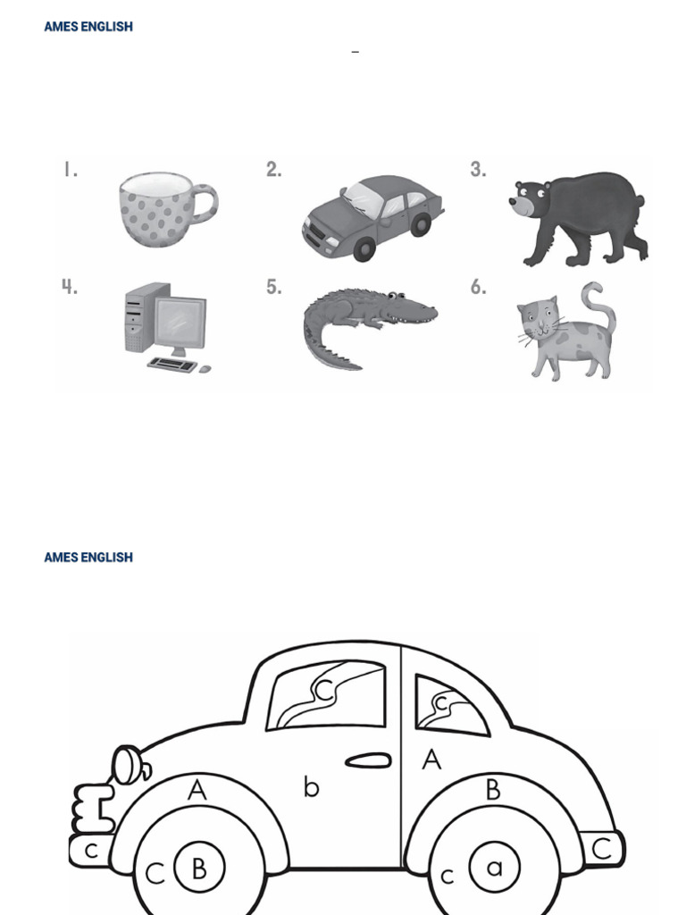 Kindy 1A - Worksheet - Lesson 11 | PDF