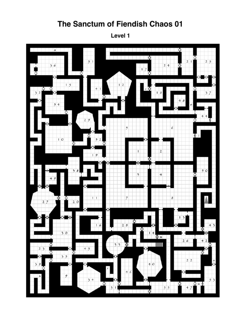 Dwarven Dungeon: Sanctum of Chaos | PDF | Door