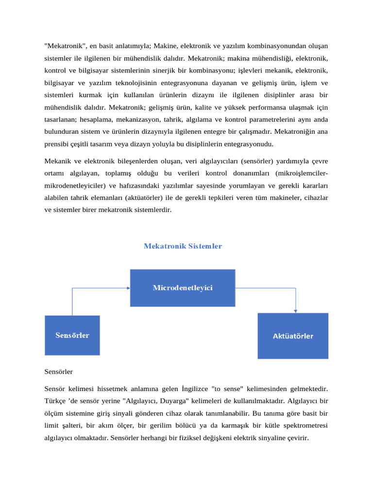 Mekatronik | PDF