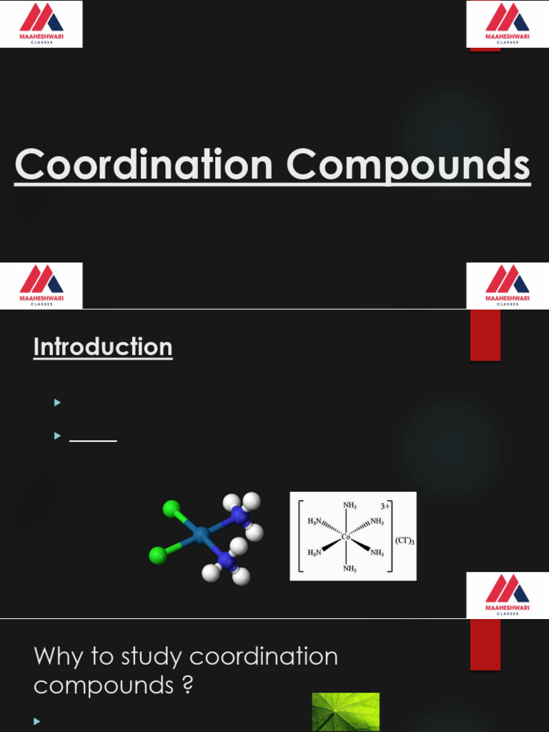 Coordination Compounds (1) 250708 051414 | PDF | Coordination Complex ...