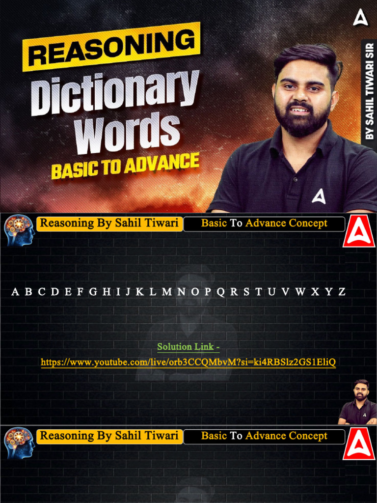 Dictionary Words Solution | PDF | Lexicology | Lexicography