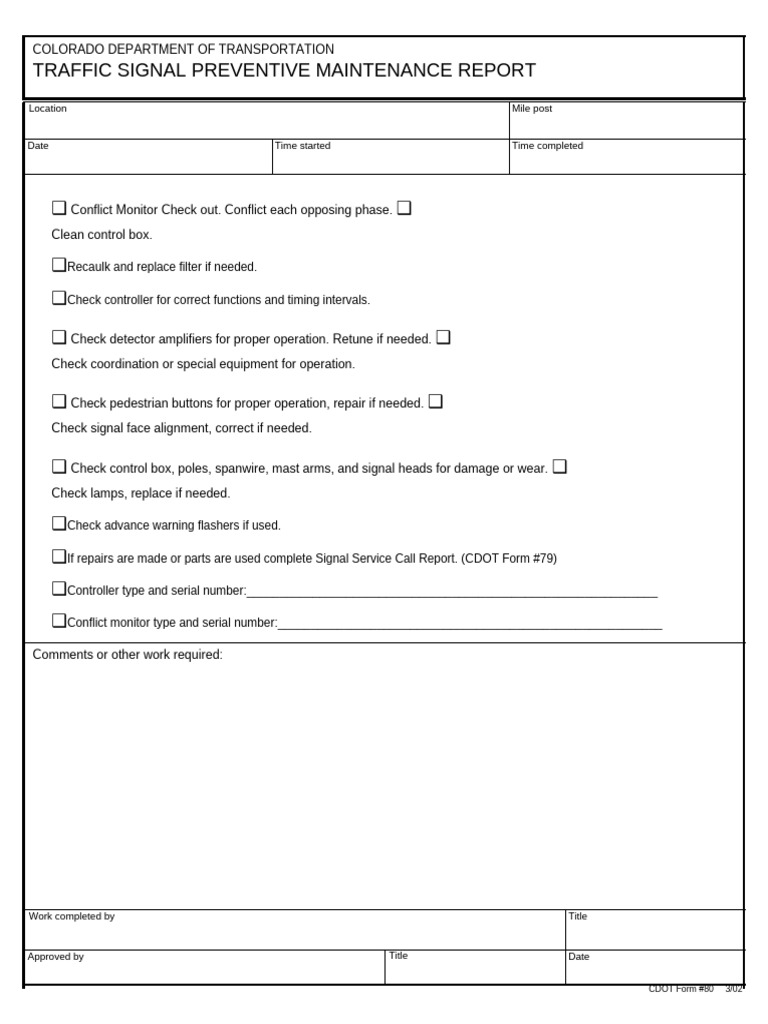 Maintenance Report Form 45 | PDF