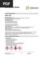 Caltex Diesel Safety Data Sheet 2022 | PDF | Personal Protective ...